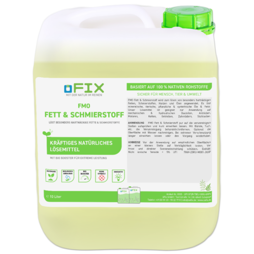 FMO Fett- und Schmierstoff Biolösemittel für Fett & Schmierstoff